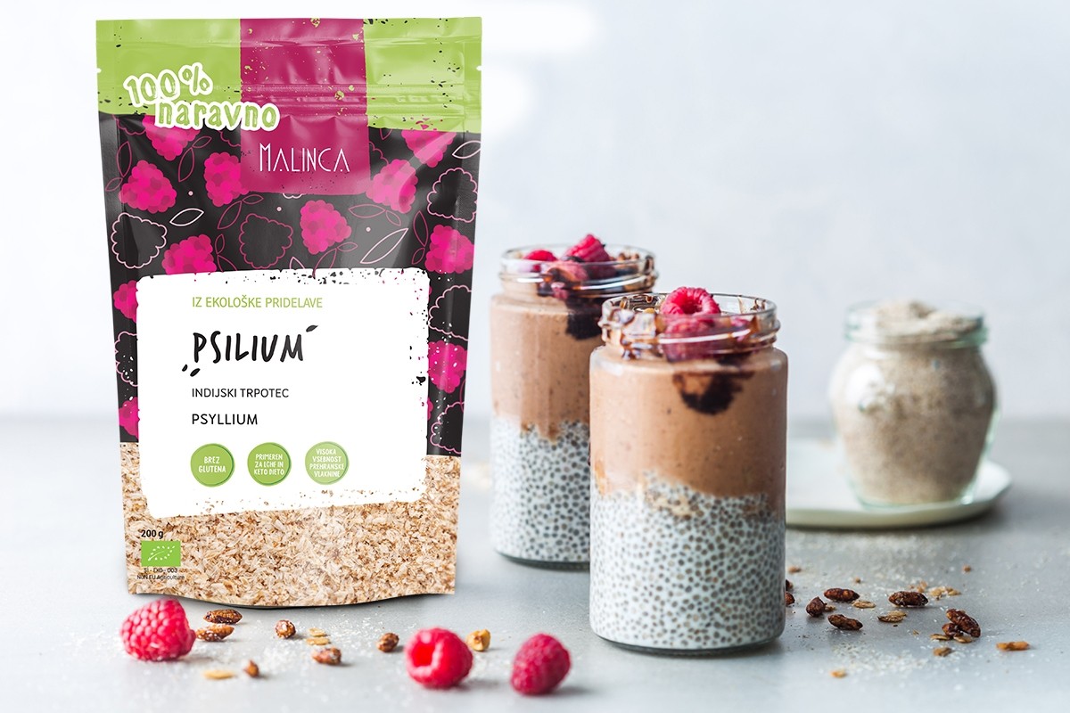 Psilium - indijski trpotec iz ekološke pridelave 200g | Malinca.si