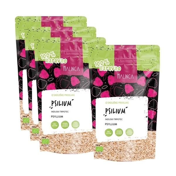 Psilium - indijski trpotec bio 3+1 gratis | Malinca.si