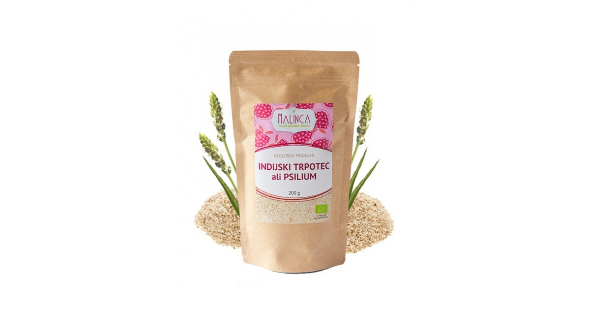 Psilium - indijski trpotec iz ekološke pridelave 200g | Malinca.si