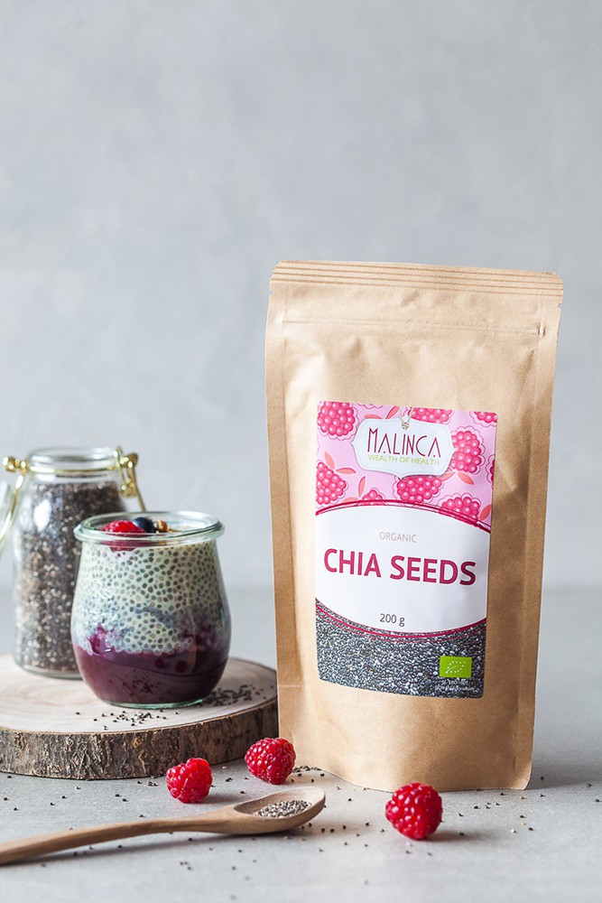 Chia semena iz ekološke pridelave 200g | Malinca.si