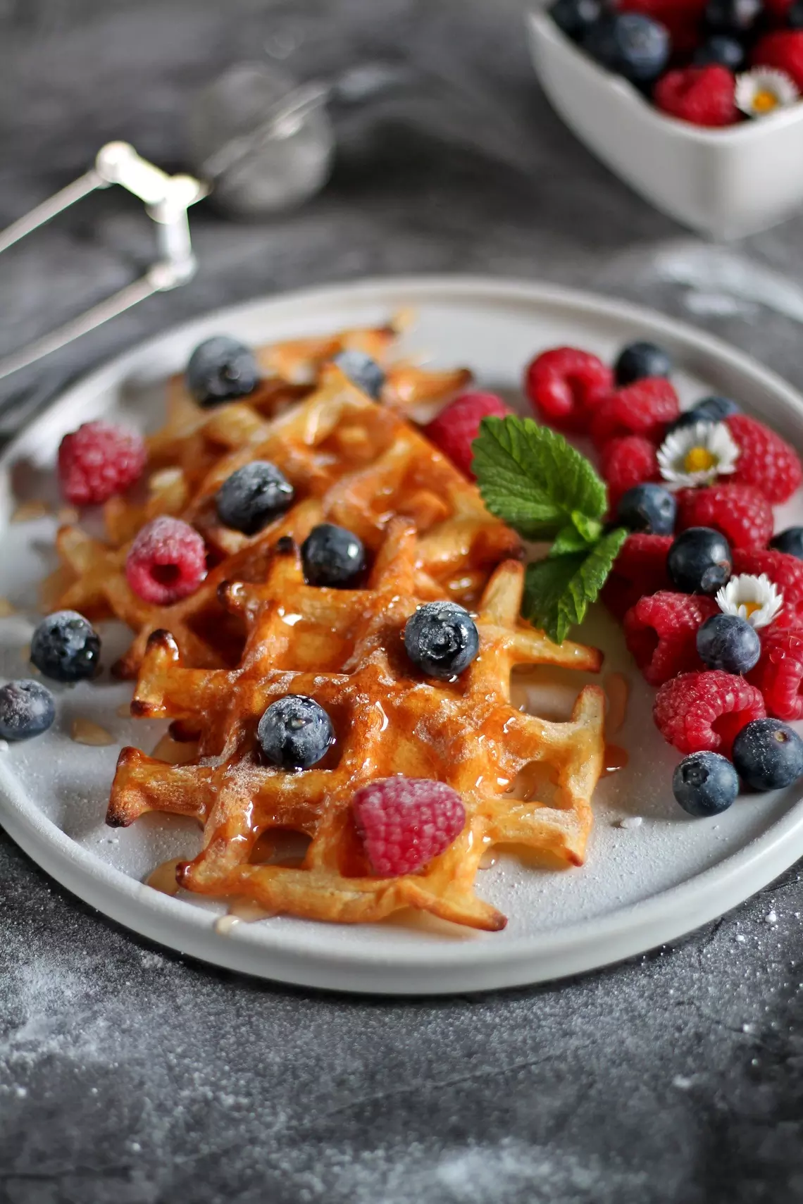 Bezglutenski vafli s voćem | Blog - Malinca.hr